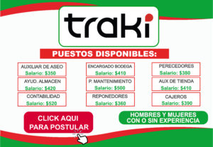 TRAKI ABRIÓ NUEVA OFERTA DE TRABAJO, POSTULA AQUÍ - Empleos-Convocatorias
